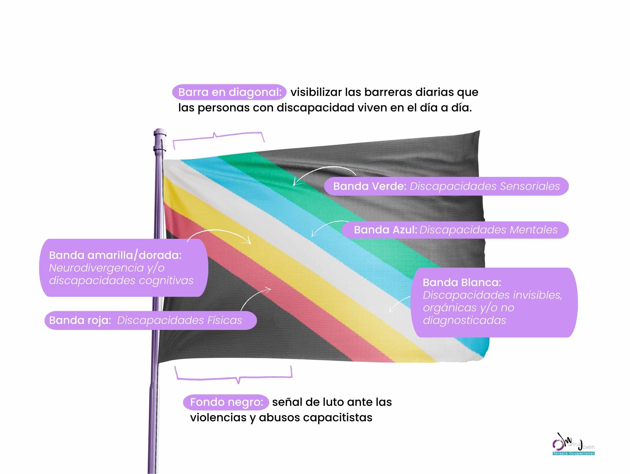 Orgullo Disca Bandera | Marina Joven, Terapeuta Ocupacional